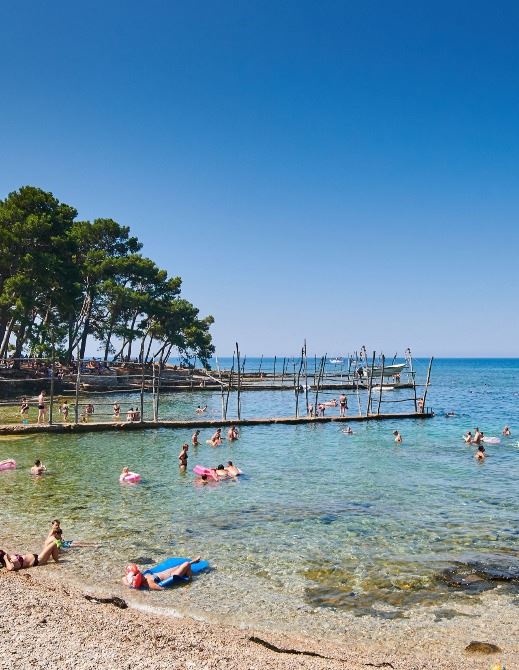 Savudrija Beach, Umag - Pebble beach for all | Croatia.hr